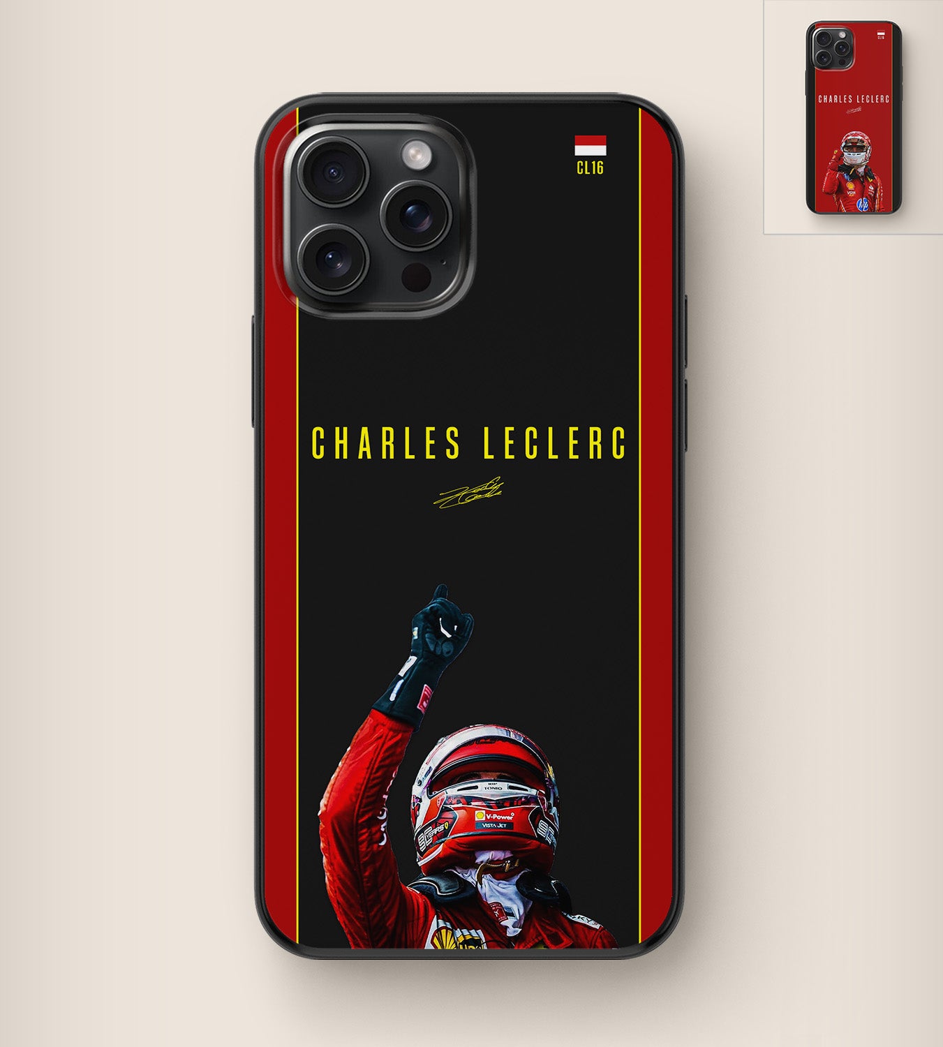 Charles Leclerc Formula 1 Phone Case – Clean Motorsport